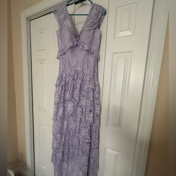 Dresses | Purple Frilly Prom Dress | Poshmark